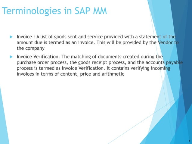 SAP MATERIAL MANAGEMENT INTEGRATION WITH OTHER MODULES | PPTX | Credit ...