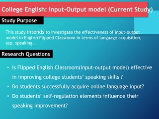 Redesigning the college English curriculum for flipped learning | PPT