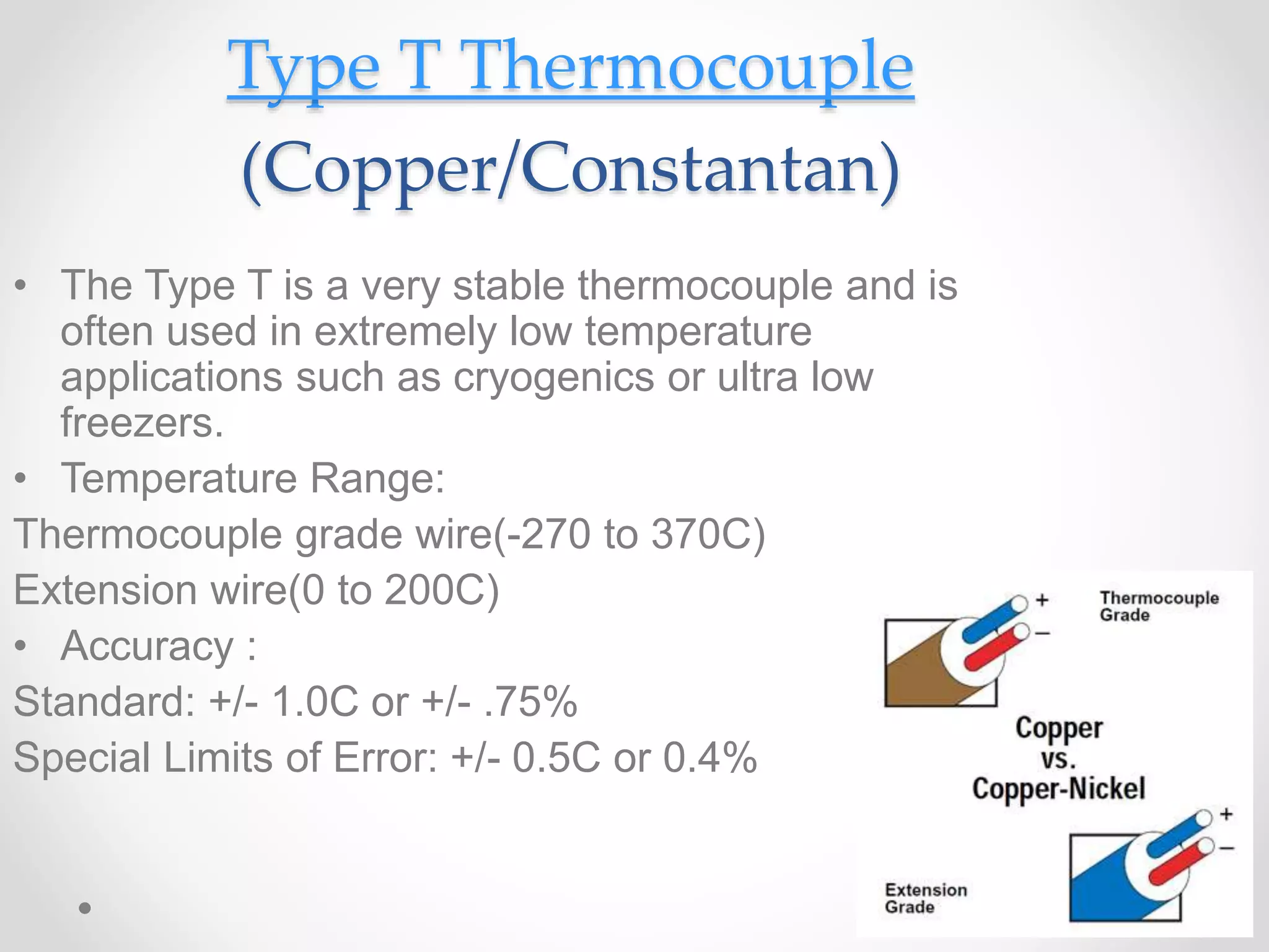 Thermocouples and its types | PPTX