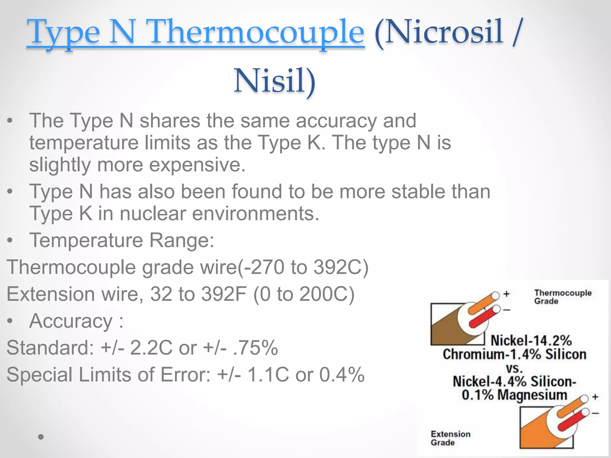 Thermocouples and its types | PPTX