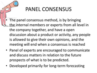 forecasting in material management | PPTX