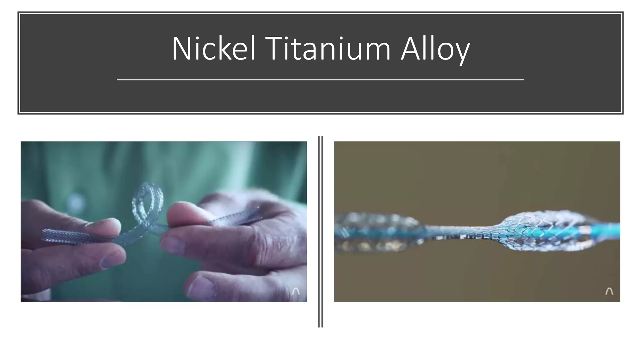 Shape Memory alloy Nitnol | PPTX