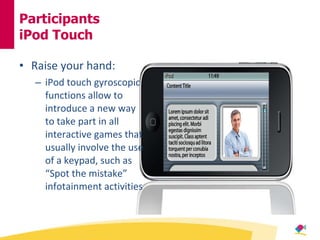 Mms I Pod Touch Interactive Meeting Nv | PPT