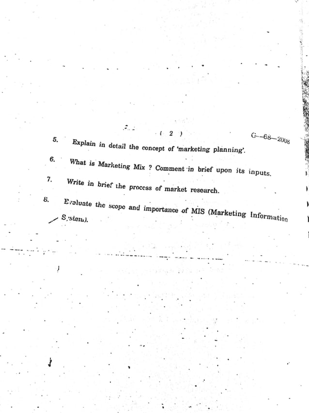 Functional Management Question paper Aurangabad MMS | PDF