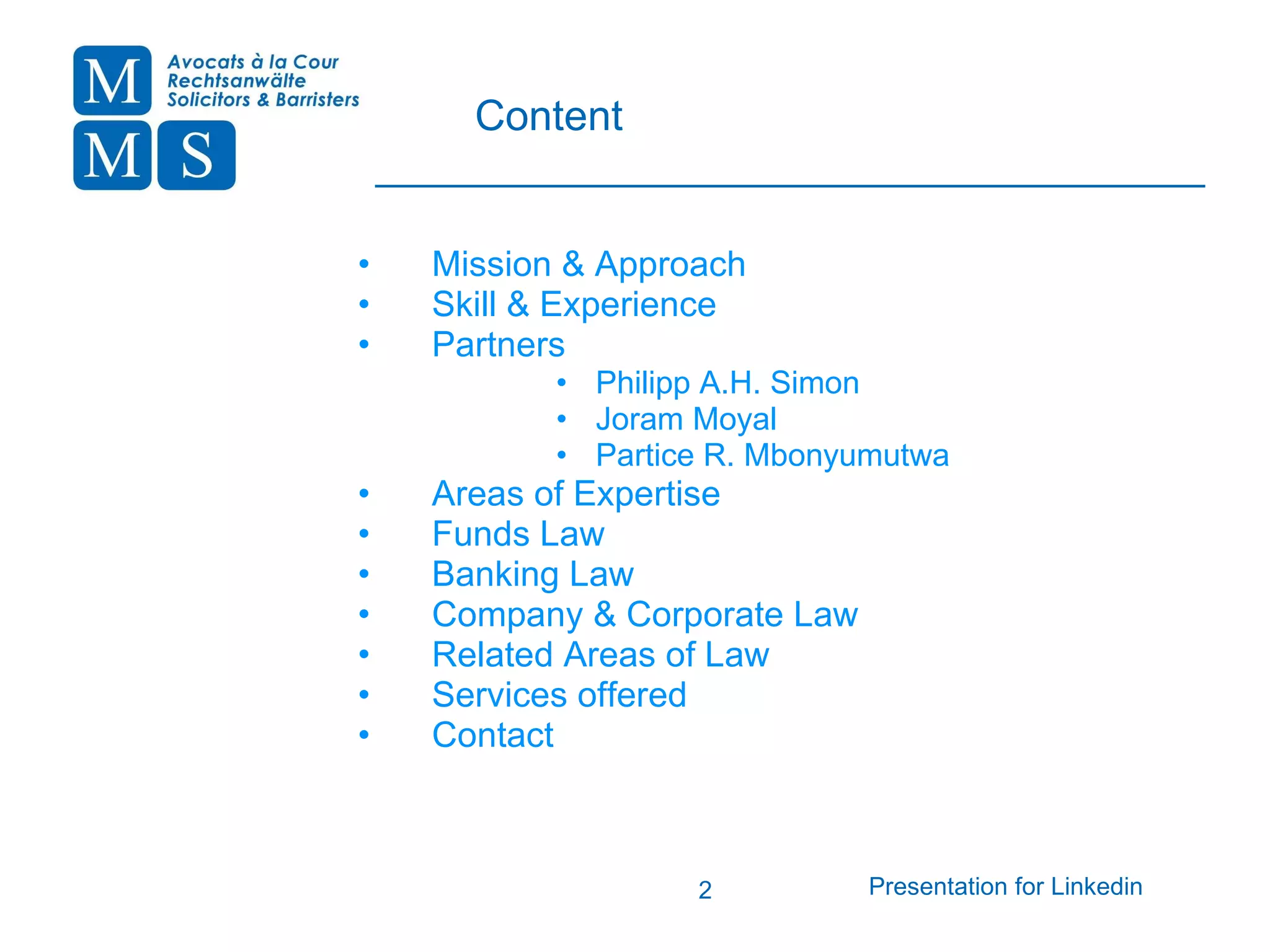 MMS-Legal Presentation | PPS