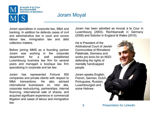 MMS-Legal Presentation | PPT