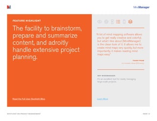 MindManager Users: Spotlight on Project Management | PDF | Computer Software and Applications ...