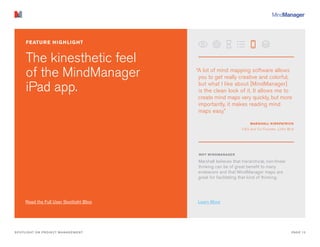 MindManager Users: Spotlight on Project Management | PDF | Computer Software and Applications ...