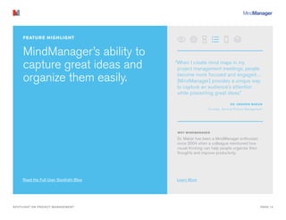 MindManager Users: Spotlight on Project Management | PDF | Computer Software and Applications ...
