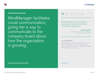 MindManager Users: Spotlight on Project Management | PDF | Computer Software and Applications ...