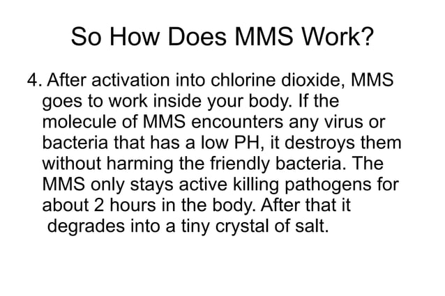MMS Miracle Mineral Solution Top 10 Questions | PPT
