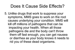 MMS Miracle Mineral Solution Top 10 Questions | PPT