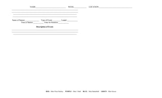 Mms Program Form 2009 | DOC
