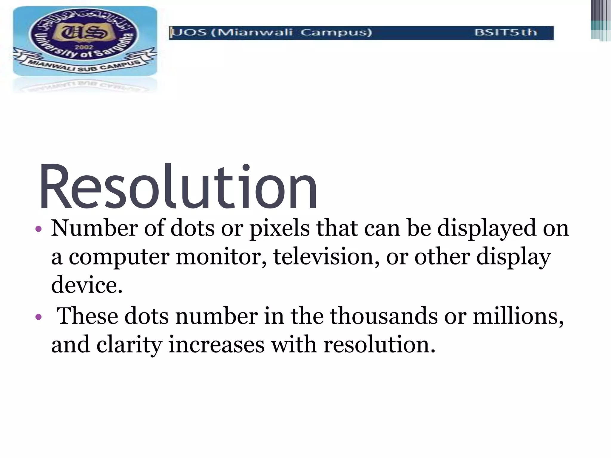 Resolution | PPT