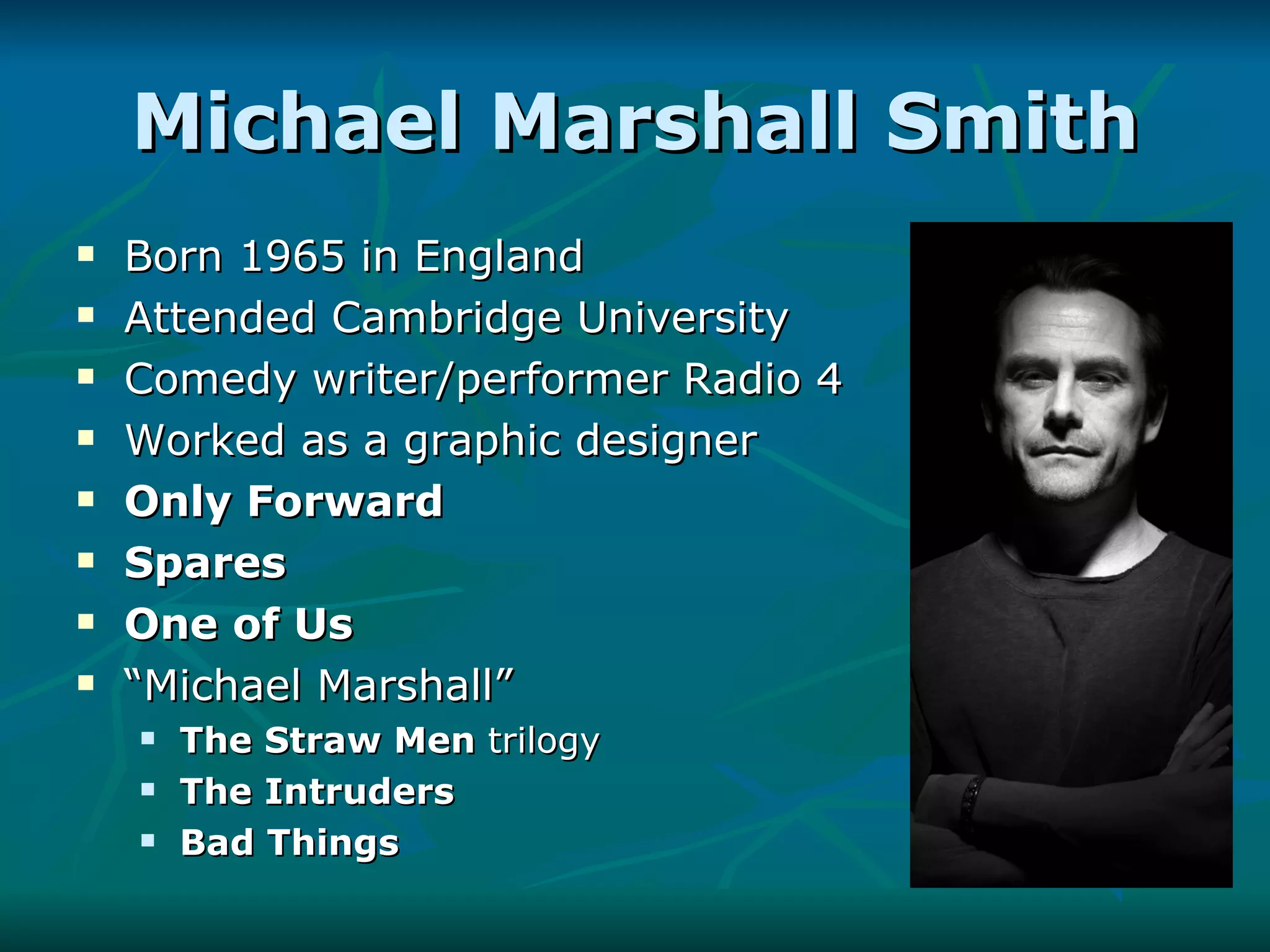 Michael Marshall Smith: Spares | PPT