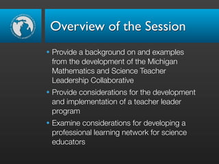 Developing Teacher Leaders in Science | PPT