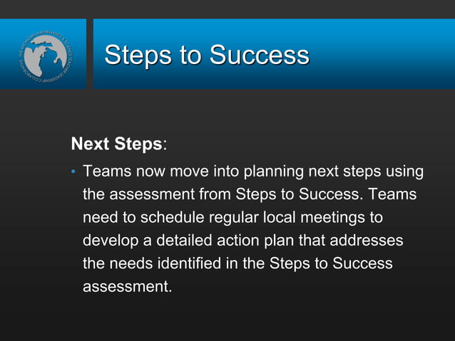 Mmstlc steps to success | PPT