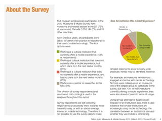 Museums & Mobile Survey 2013 | PDF