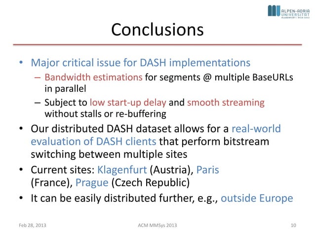 Distributed Dash Dataset Ppt