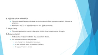 mmt notes and references for physiotherapy students | PPT