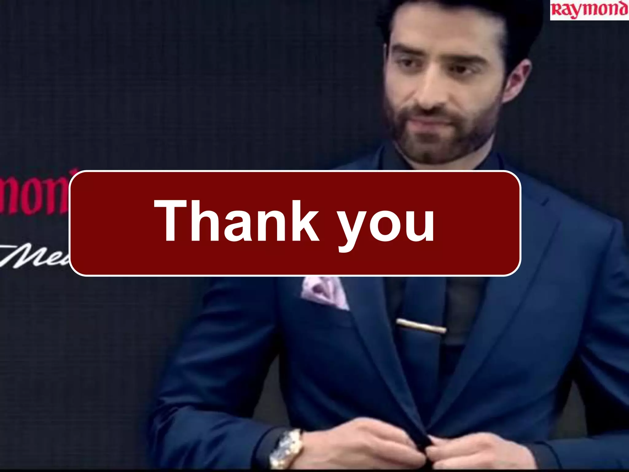 Raymond marketing management project ppt | PPTX