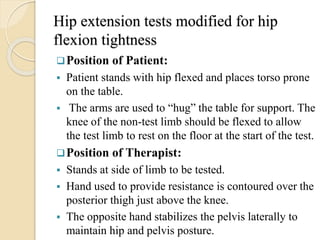 Mmt f0r hip | PPTX