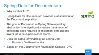 Documentum Spring Data | PPTX