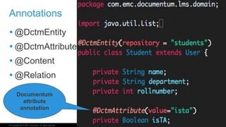 Documentum Spring Data | PPTX