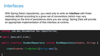 Documentum Spring Data | PPTX