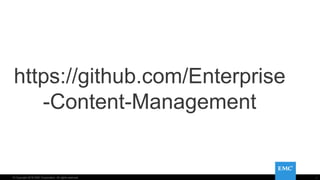 Documentum Spring Data | PPTX