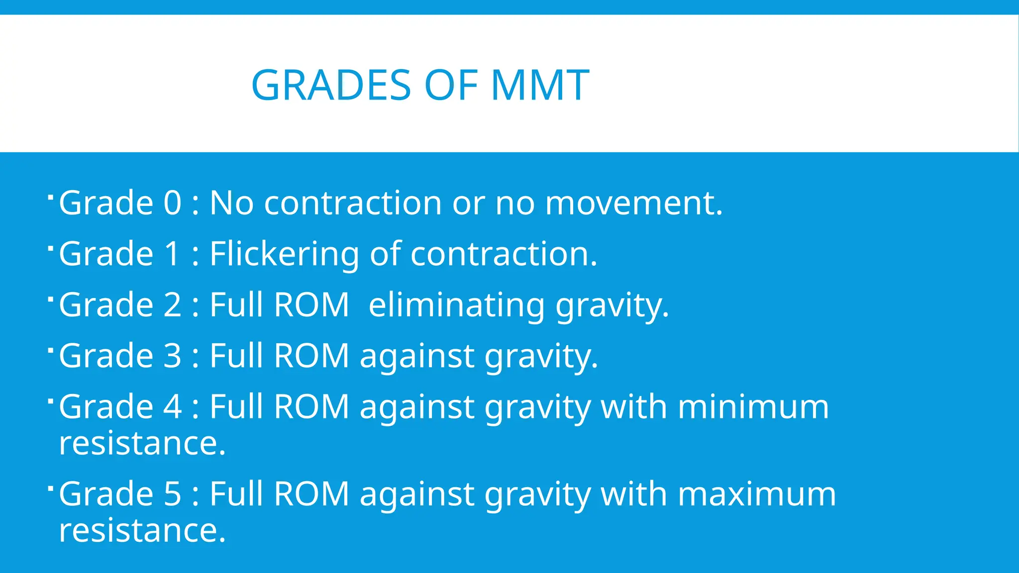 MANUAL MUSCLE TESTING OF CORE MUSCLES (abdominals) | PPTX