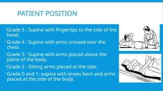 MANUAL MUSCLE TESTING OF CORE MUSCLES (abdominals) | PPTX