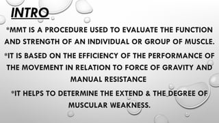 Manual Muscle Testing Of the Knee Joints | PPT