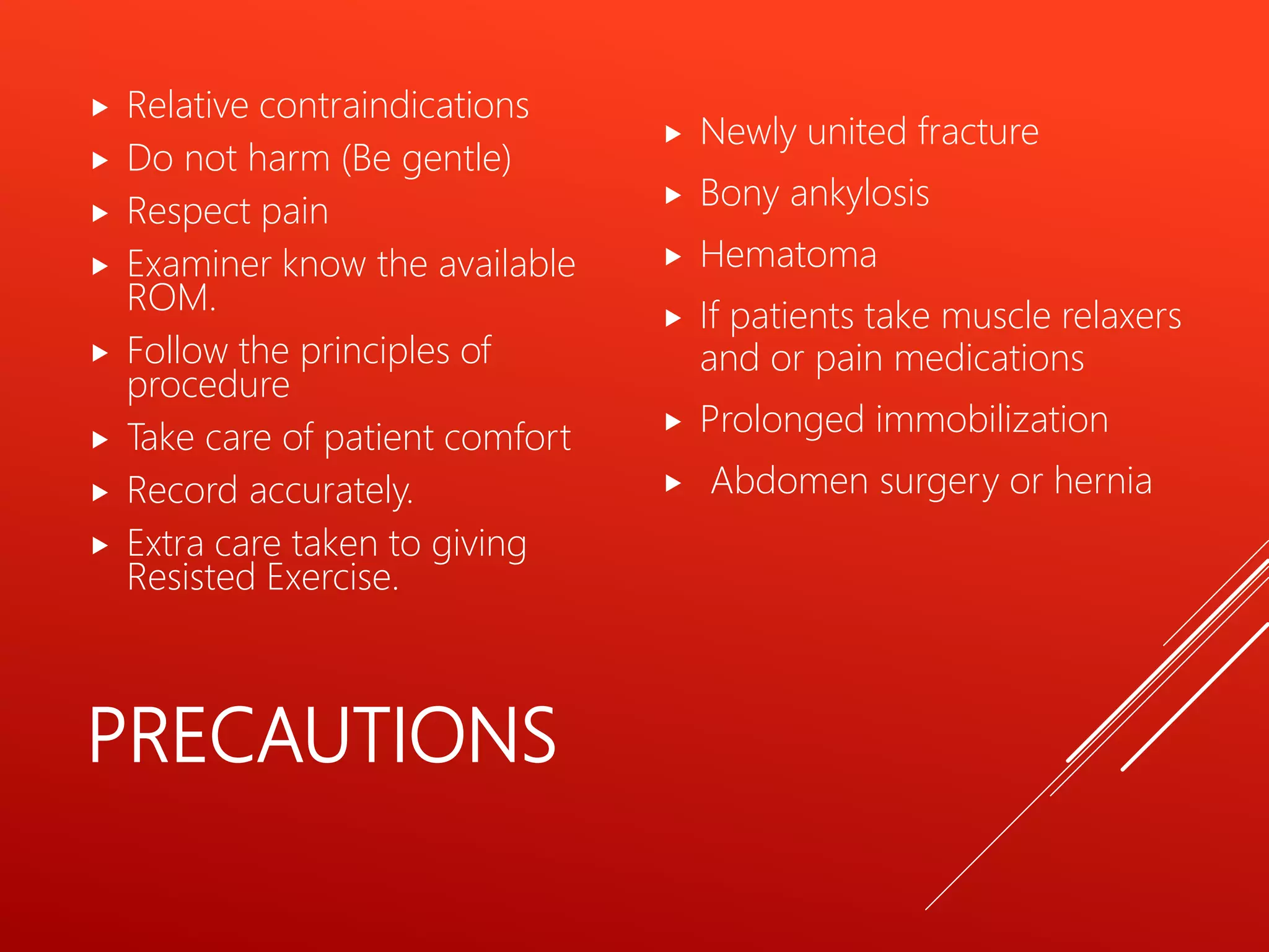 Basic concepts of Manual Muscle Testing (MMT) | PPT