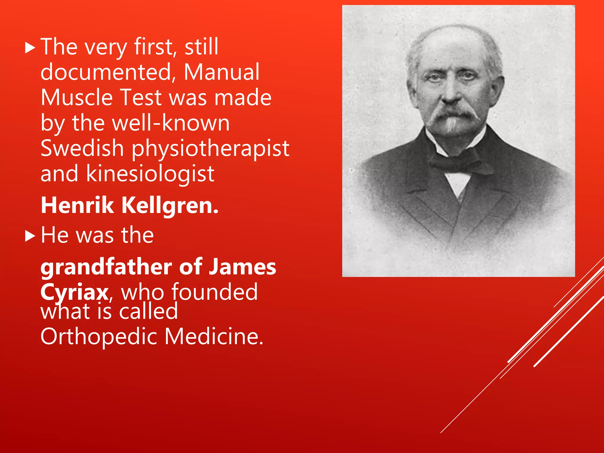 Basic concepts of Manual Muscle Testing (MMT) | PPT