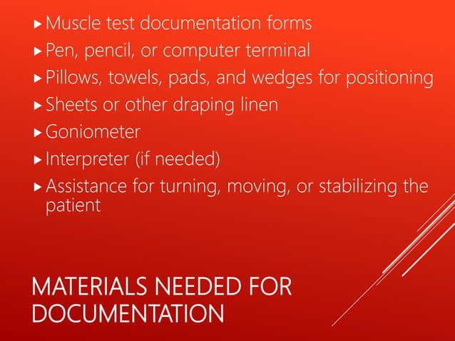 Basic Concepts Of Manual Muscle Testing Mmt Ppt