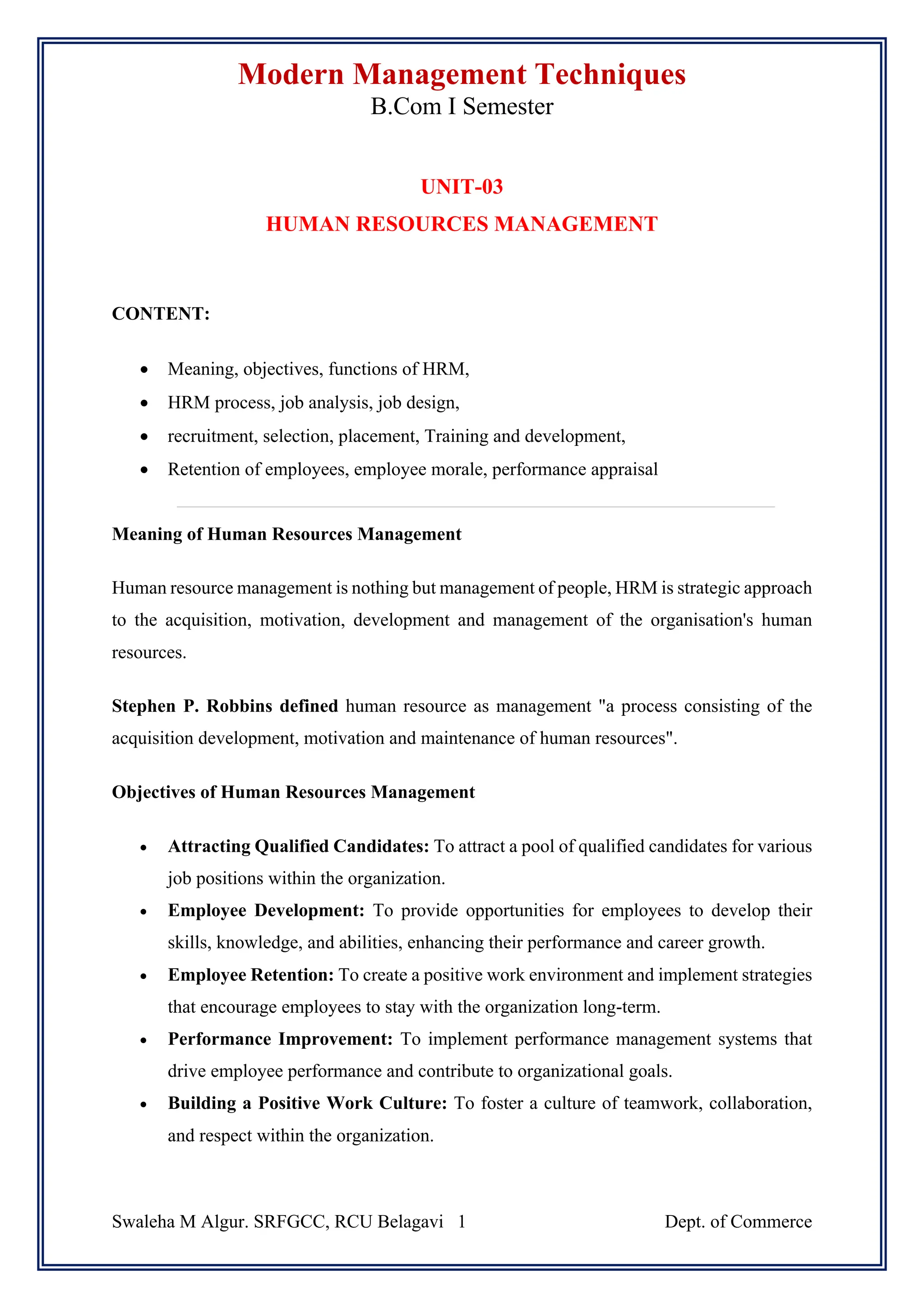 MMT Unit-03 Human Resoourse Management.pdf
