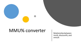 Mmu% converter | PPTX
