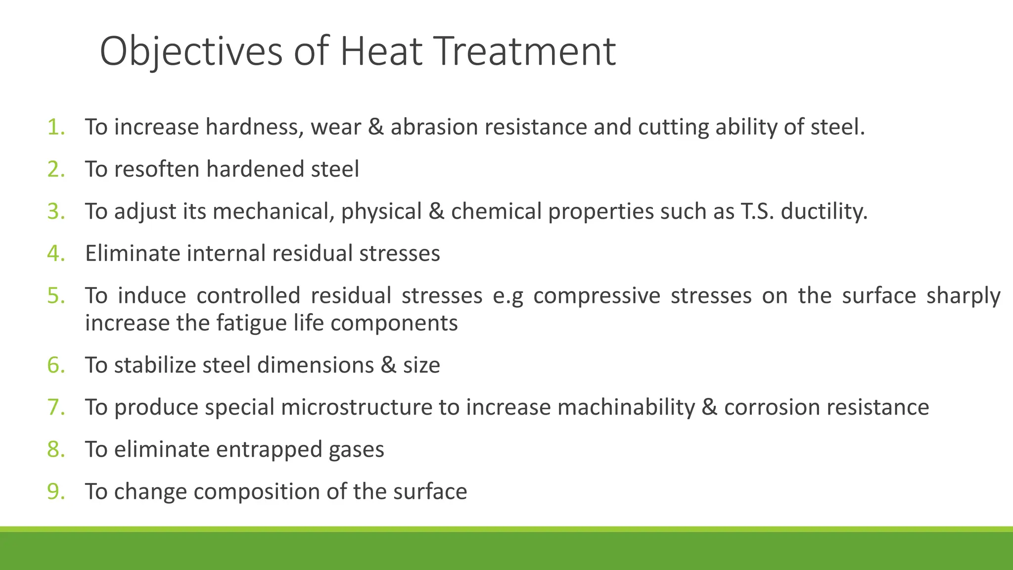 Materials and Metallurgy Heat treatment | PPTX