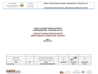 DRAFT Concept Design Report - Urban Design | PDF