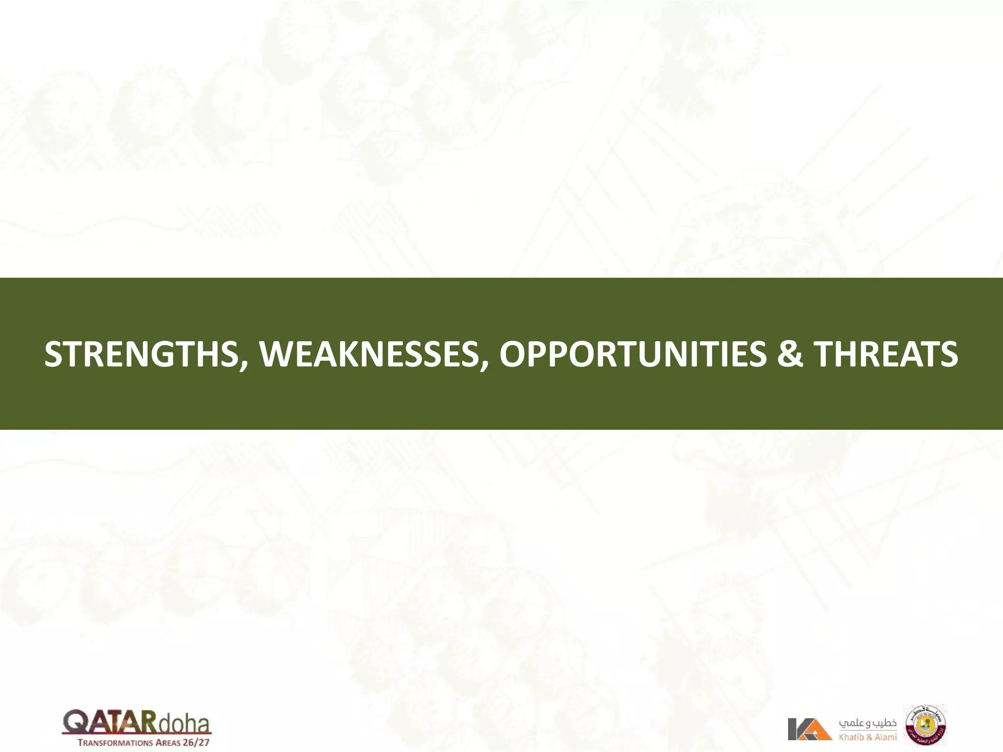 Urban Design SWOT Analysis, Doha, Qatar | PDF