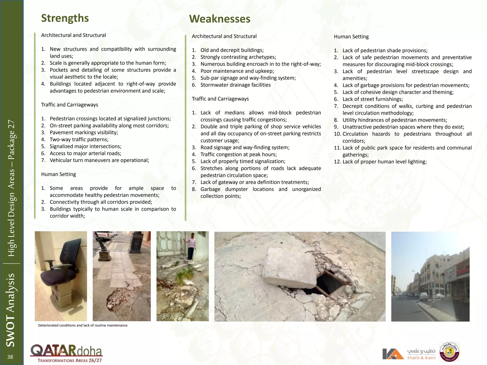 Urban Design SWOT Analysis, Doha, Qatar | PDF