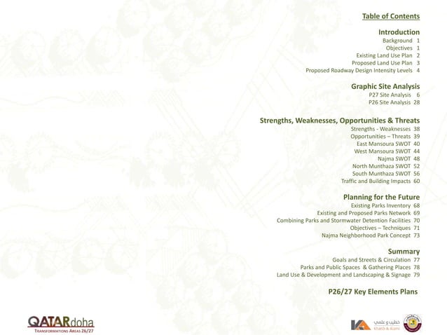 Urban Design SWOT Analysis, Doha, Qatar | PDF