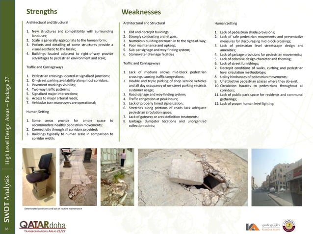 Urban Design SWOT Analysis, Doha, Qatar | PDF