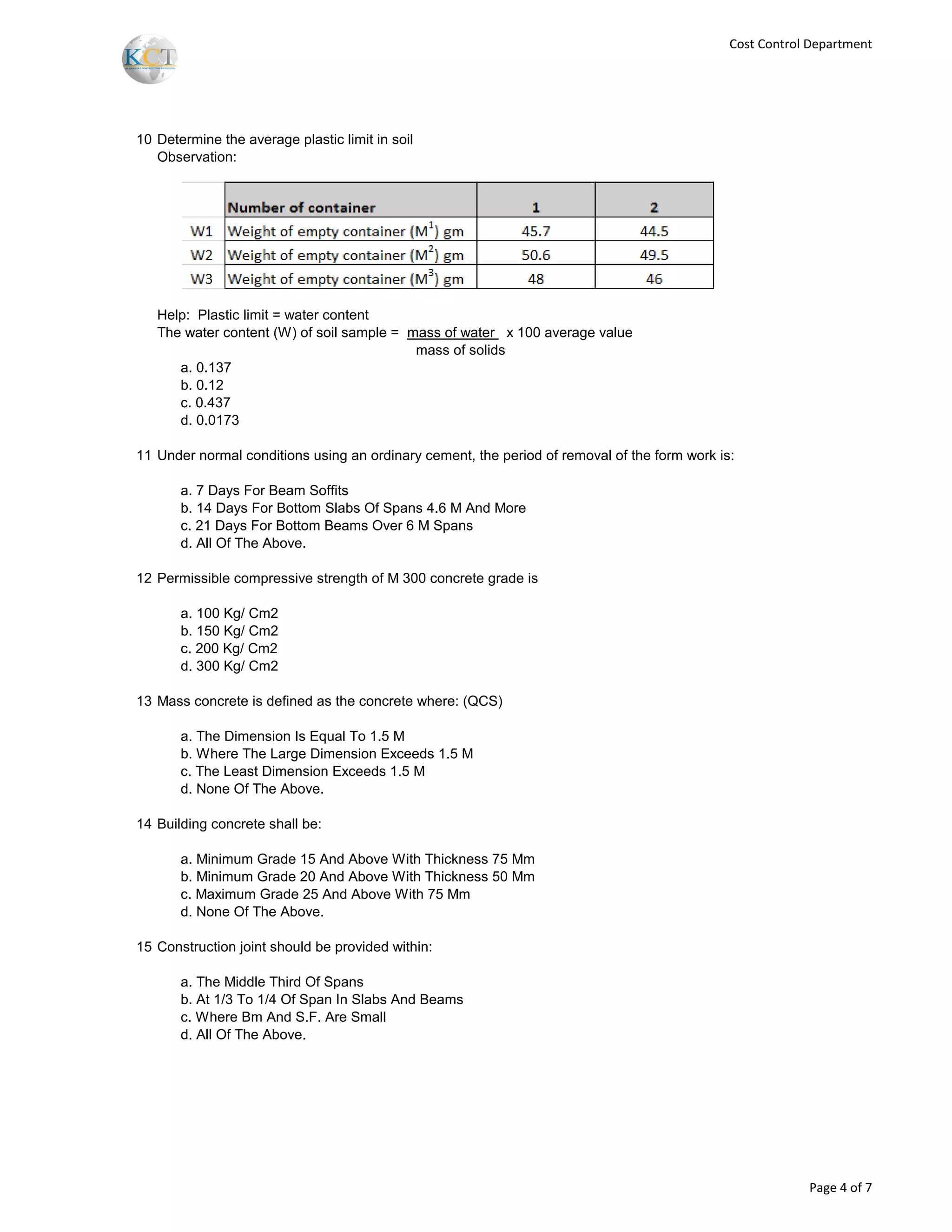 Mmup questionnaire 3 | PDF