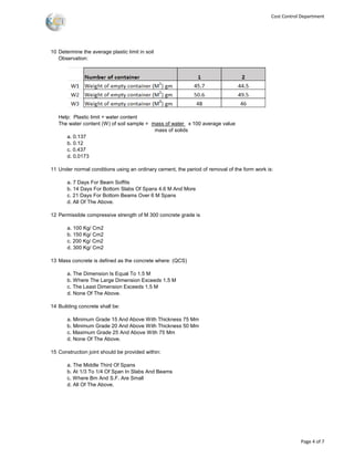 Mmup questionnaire 3 | PDF