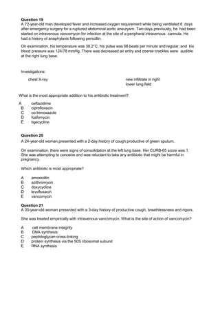 Mmv sample-mc qs (1) | PDF | Infectious Diseases | Diseases and Conditions