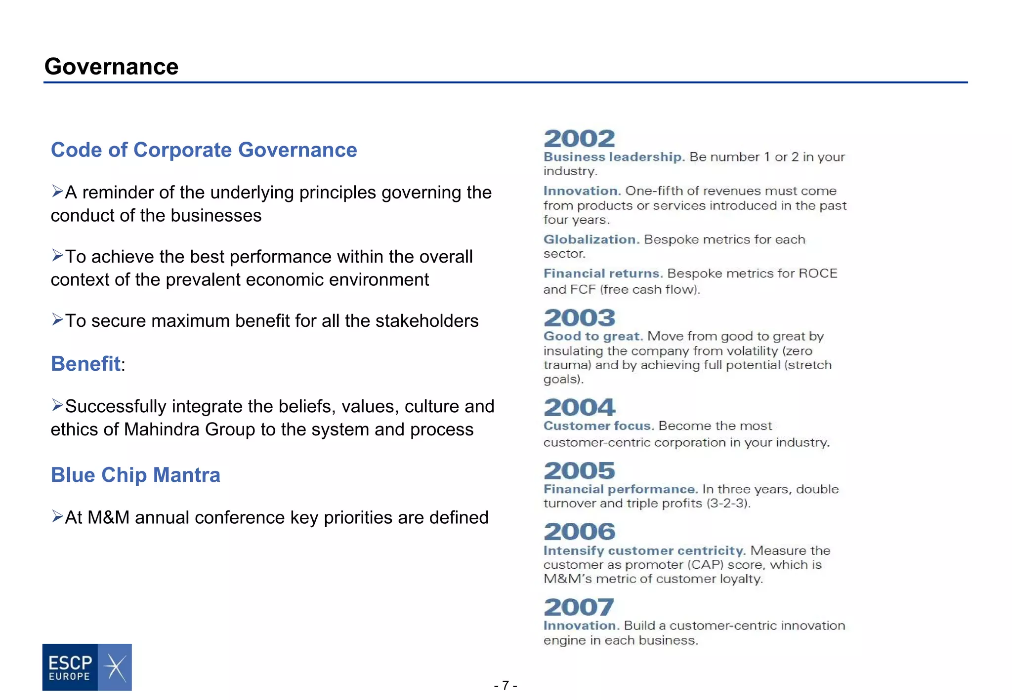 Mahindra and Mahindra Farm equipment setcor | PPT