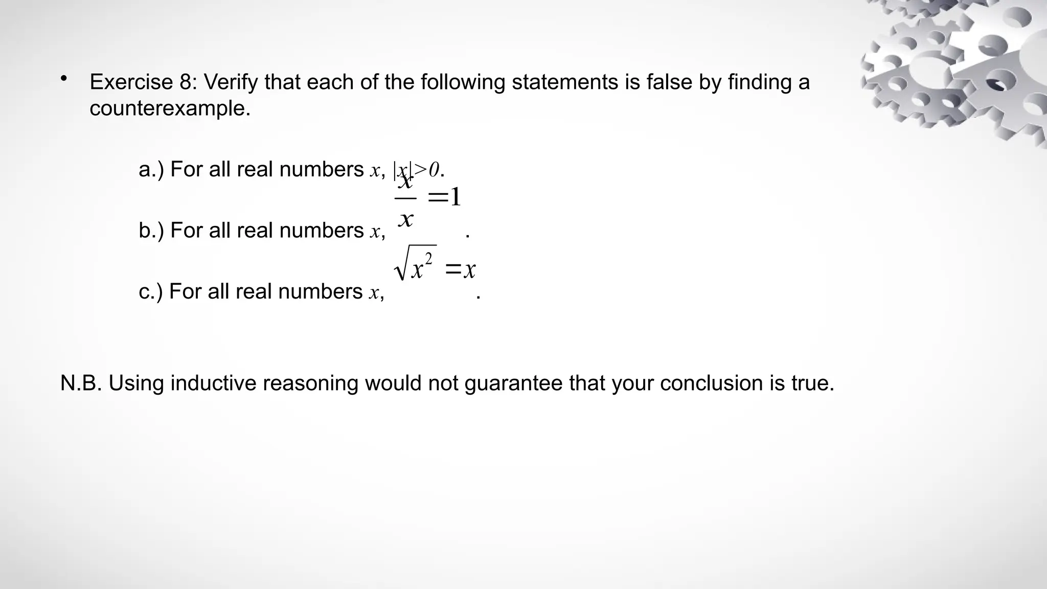 Mmw Part 4 Notes About Mathematical Problem Solvingpptx Physics Science