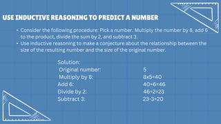INDUCTION REASONING in mathematics in the modern word | PPT